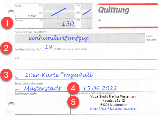 Was ist eigentlich eine Quittung? Wofür ist sie gut?