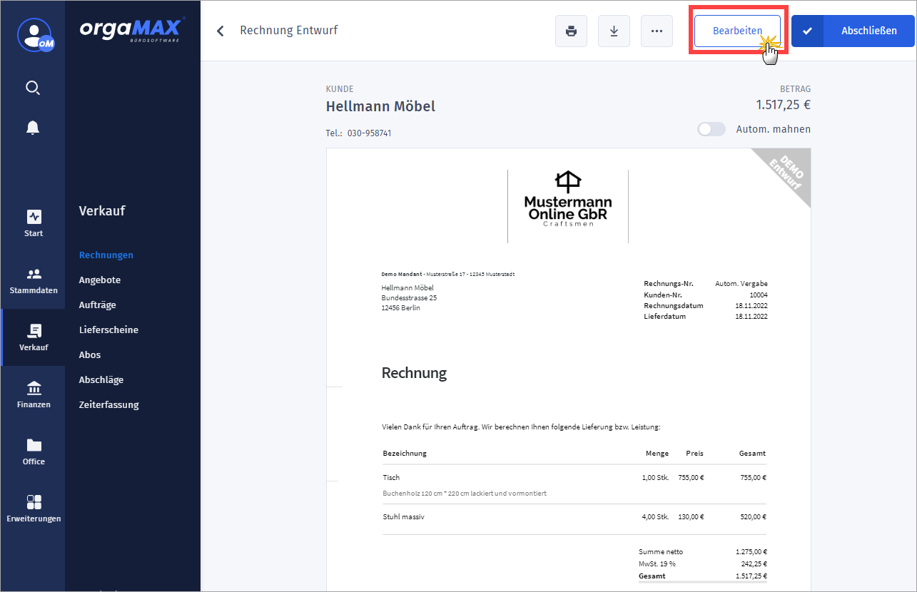 Rechnungskorrekturen, Stornorechnung, Gutschrift und Zahlungserstattung
